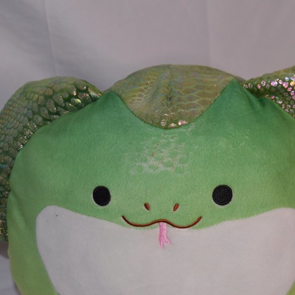 Squishmallows | Toys | Squishmallows Plush Khaled Green Snake Rare 2 ...